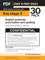 Ks2 2019 SPaG Papers 12 Mark Scheme | PDF | English Language | Letter Case