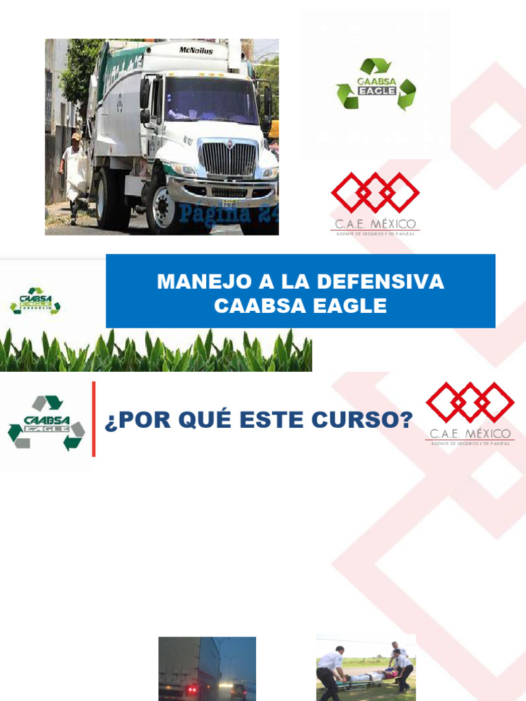 Caabsa Eagle Manejo A La Defensiva | PDF | Accidente de tráfico ...