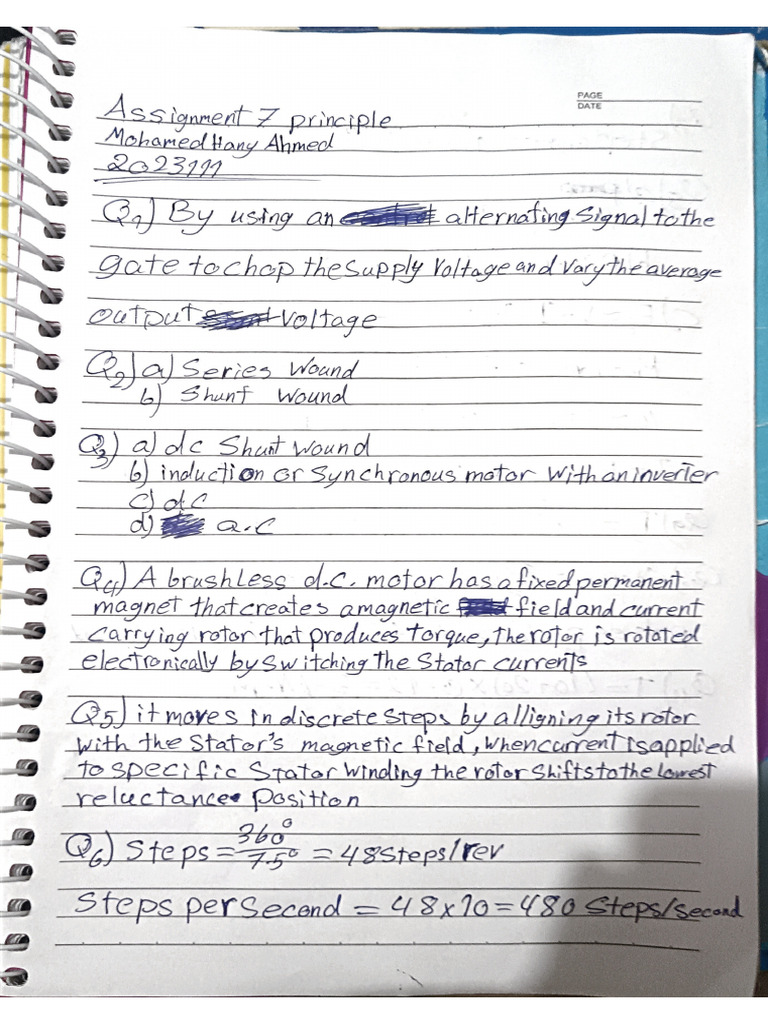 Principle Assignment 7 | PDF