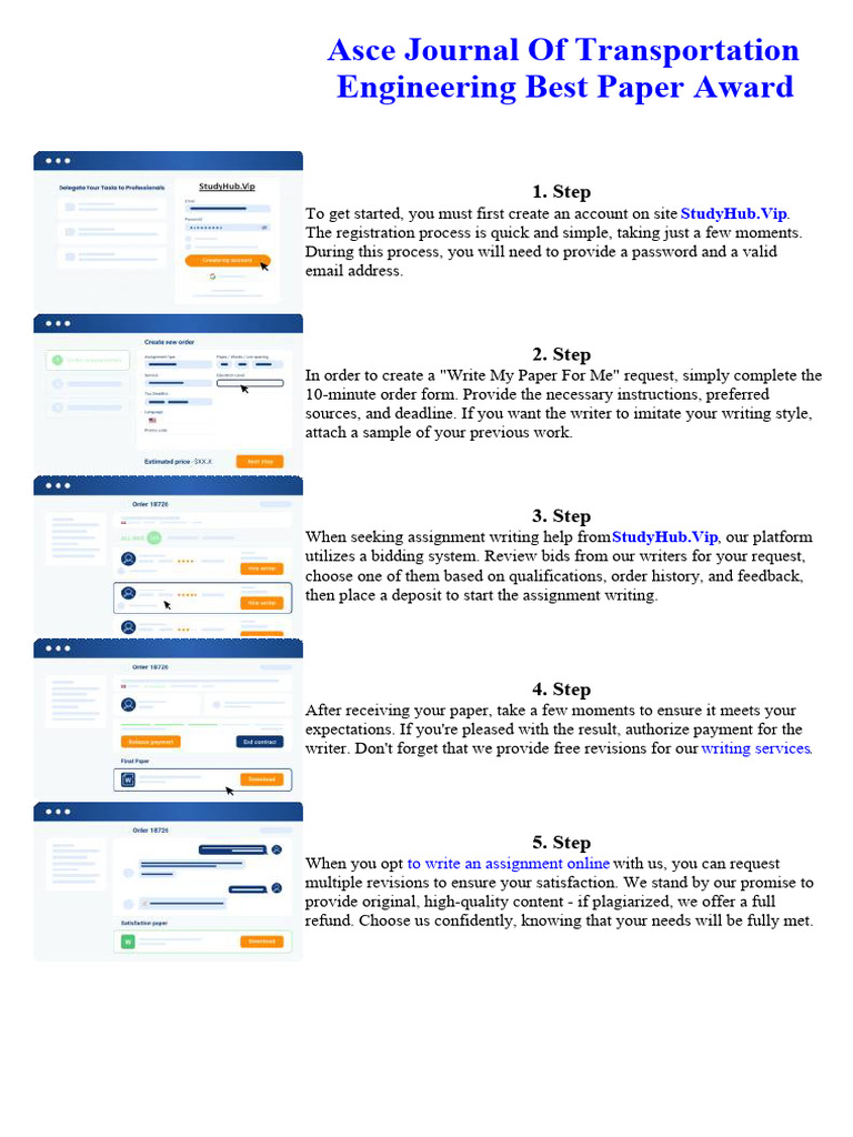 Asce Journal of Transportation Engineering Best Paper Award | PDF ...