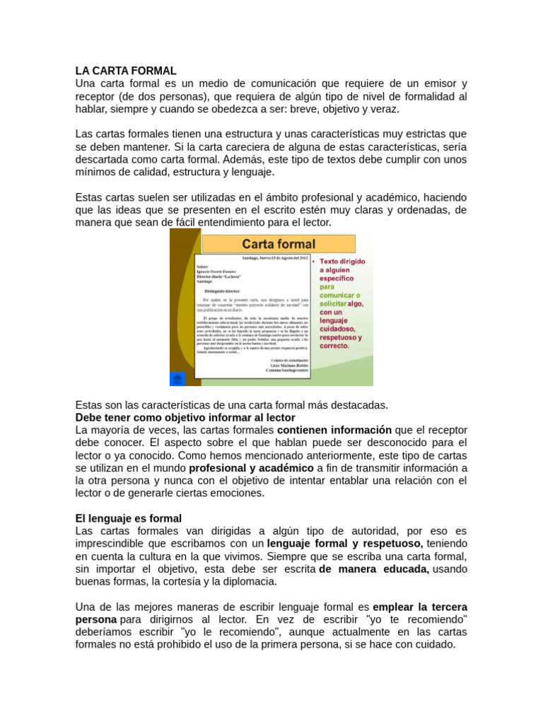 Guía de cartas y memorándums formales | PDF | Comunicación | Información