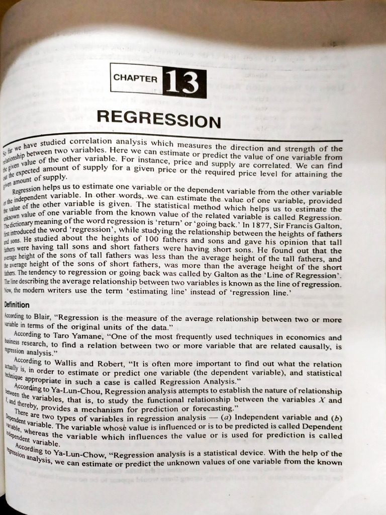 Regression | PDF
