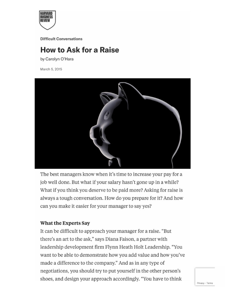 How To Ask For A Raise | PDF