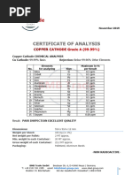 Copper Cathode Lme STD Specifications | PDF