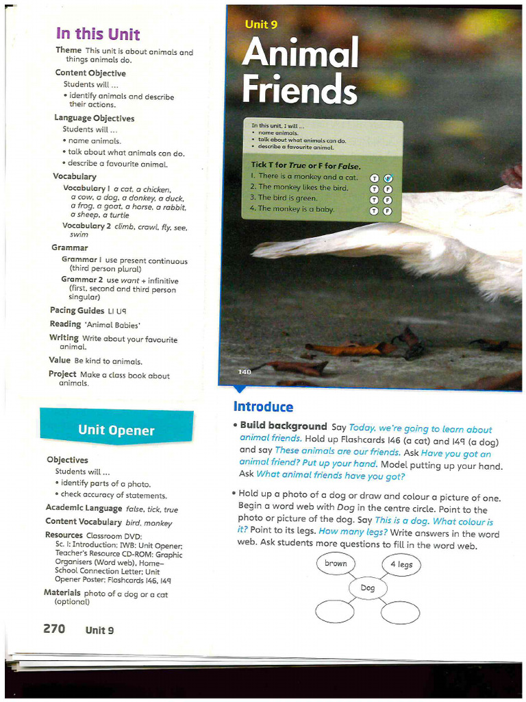 Our World 1 - TB - Unit 9 | PDF