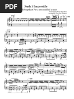 Rush E Playable Piano Sheet Music | PDF