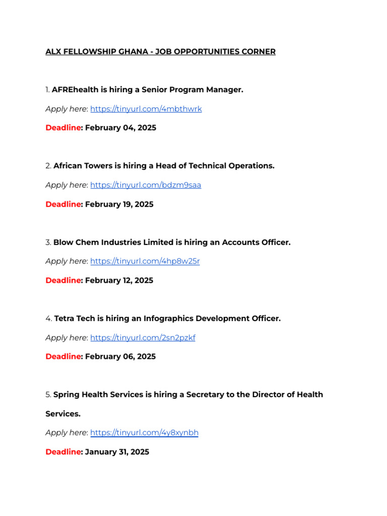 Alx Job Lists Compilation - January 2025 | PDF | Chess Openings | Chess