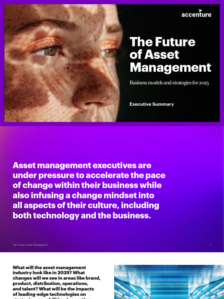 Accenture Future of Asset Management Executive Summary | PDF | Brand | Artificial Intelligence
