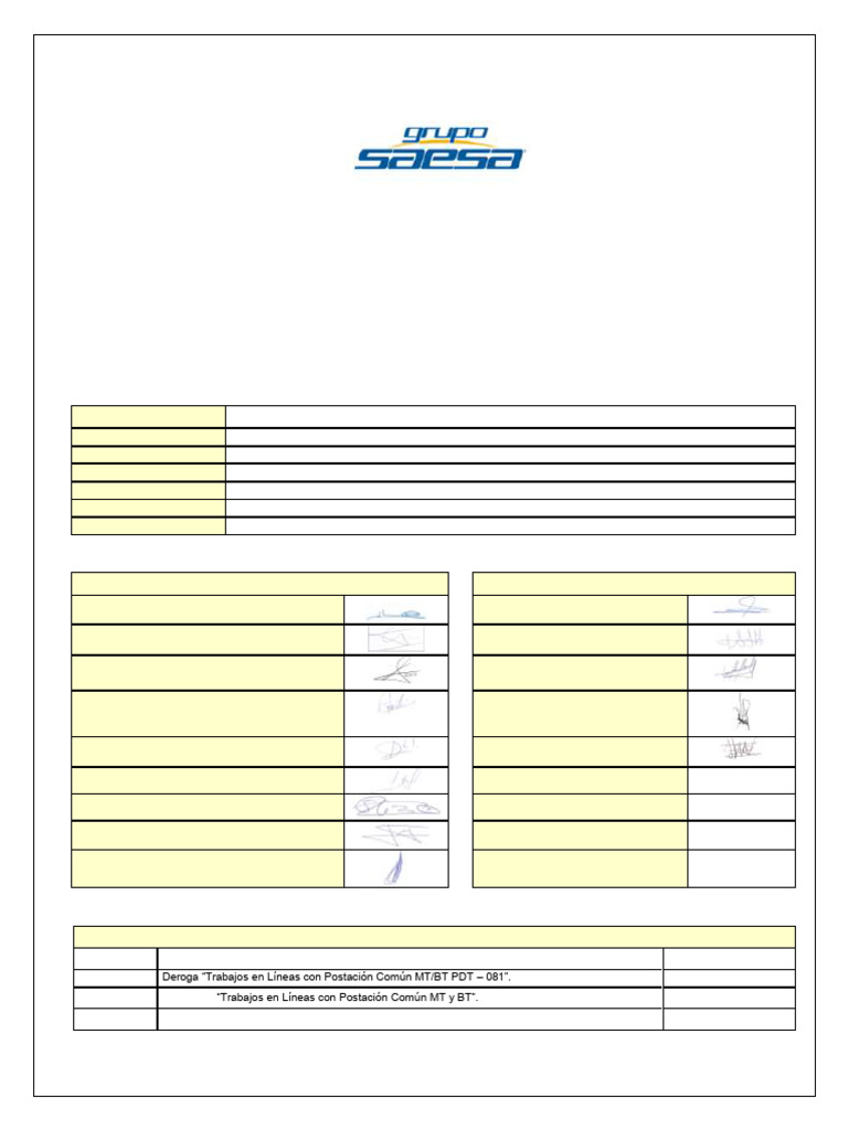 Trabajos en Líneas Con Postación Tec-O-614 (Publicar) | PDF | Guante ...