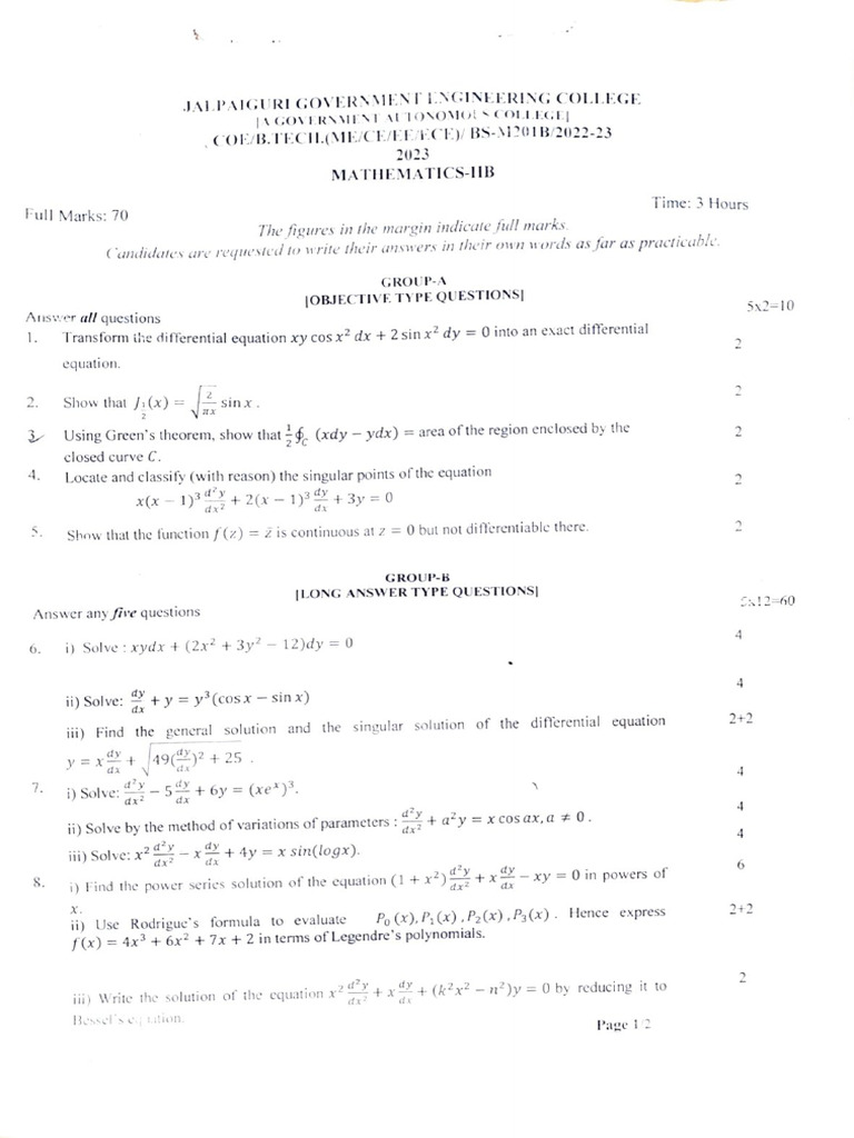 2nd Sem (2022-2026) Qps | PDF