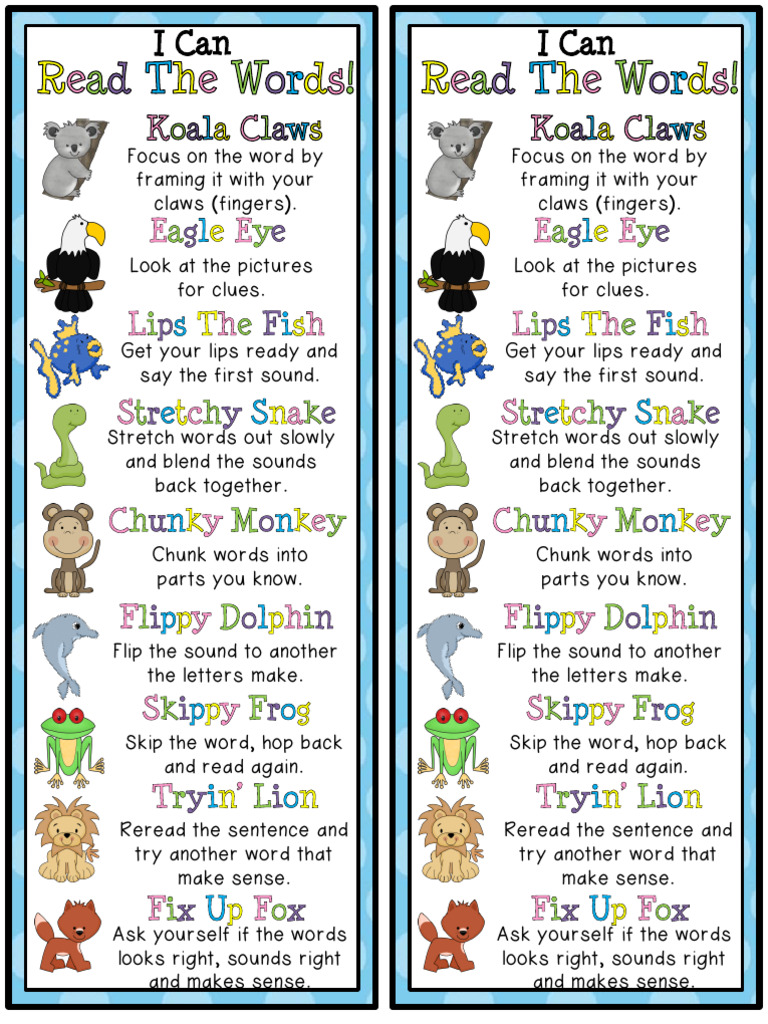Beanie Baby Reading Strategies Guide | PDF