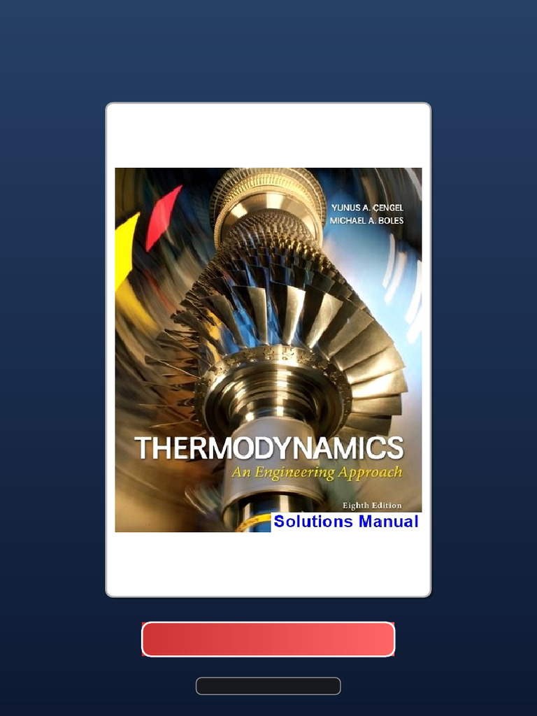 Complete Bundle Thermodynamics An Engineering Approach 8th Edition ...