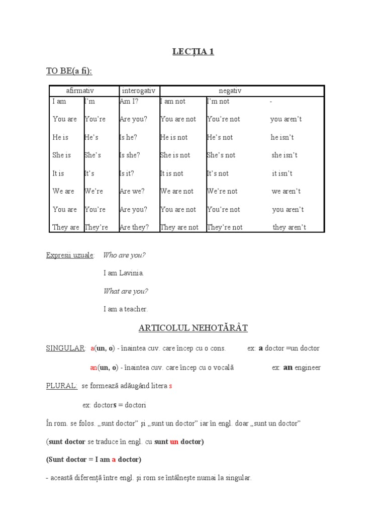 Lectii de Limba Engleza | Syntax | Semantic Units