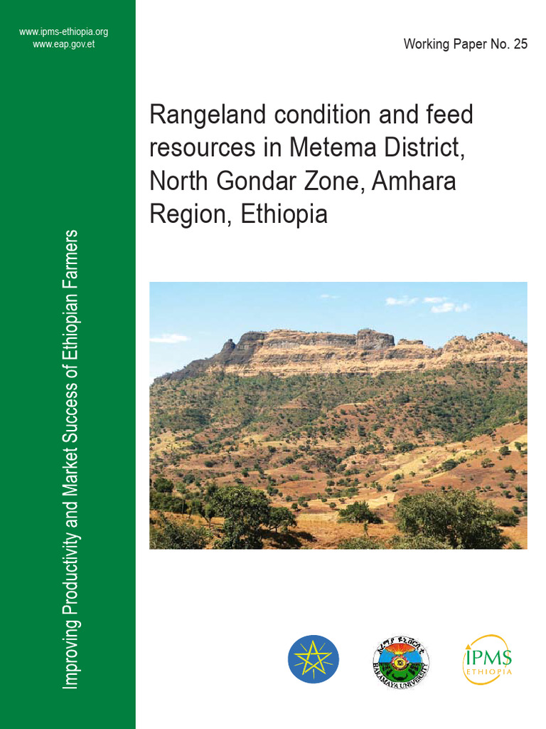 Rangeland and Feed Resources in Metema | PDF | Ethiopia | Agriculture