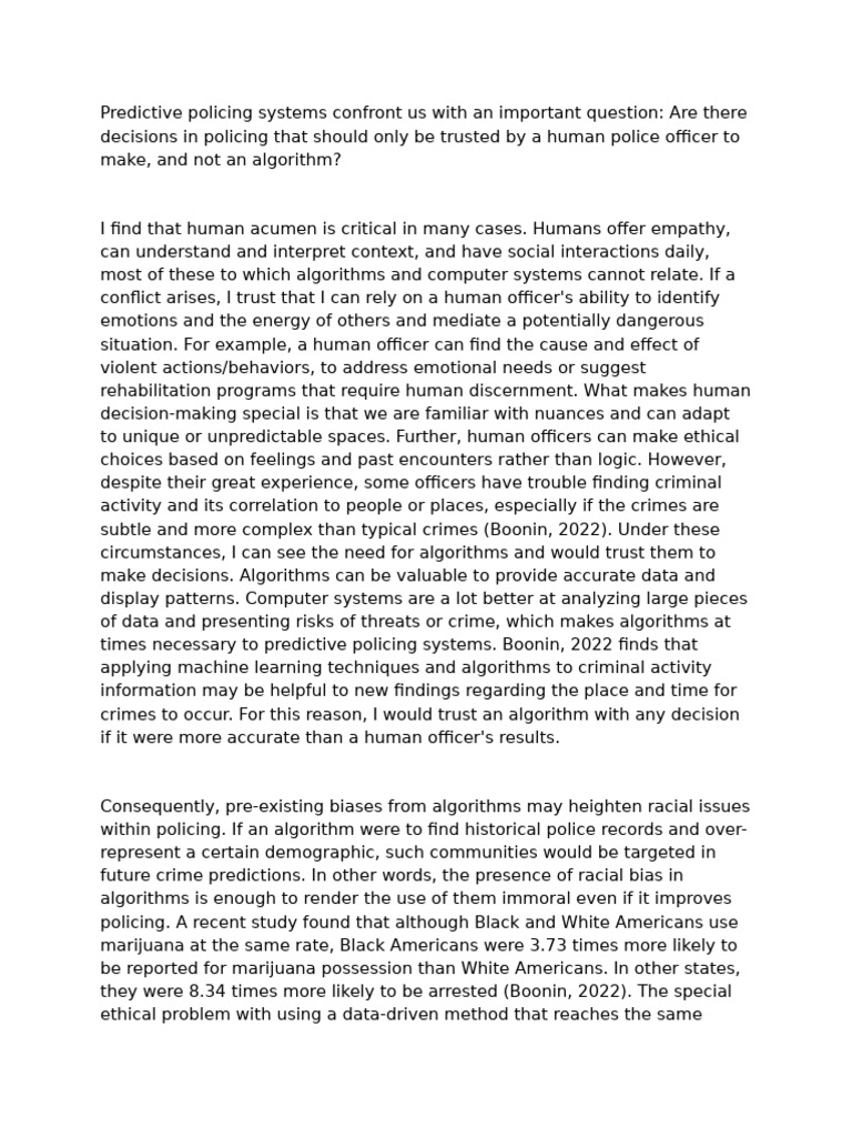 PHI3641 in Class Writing | PDF | Crimes | Crime & Violence