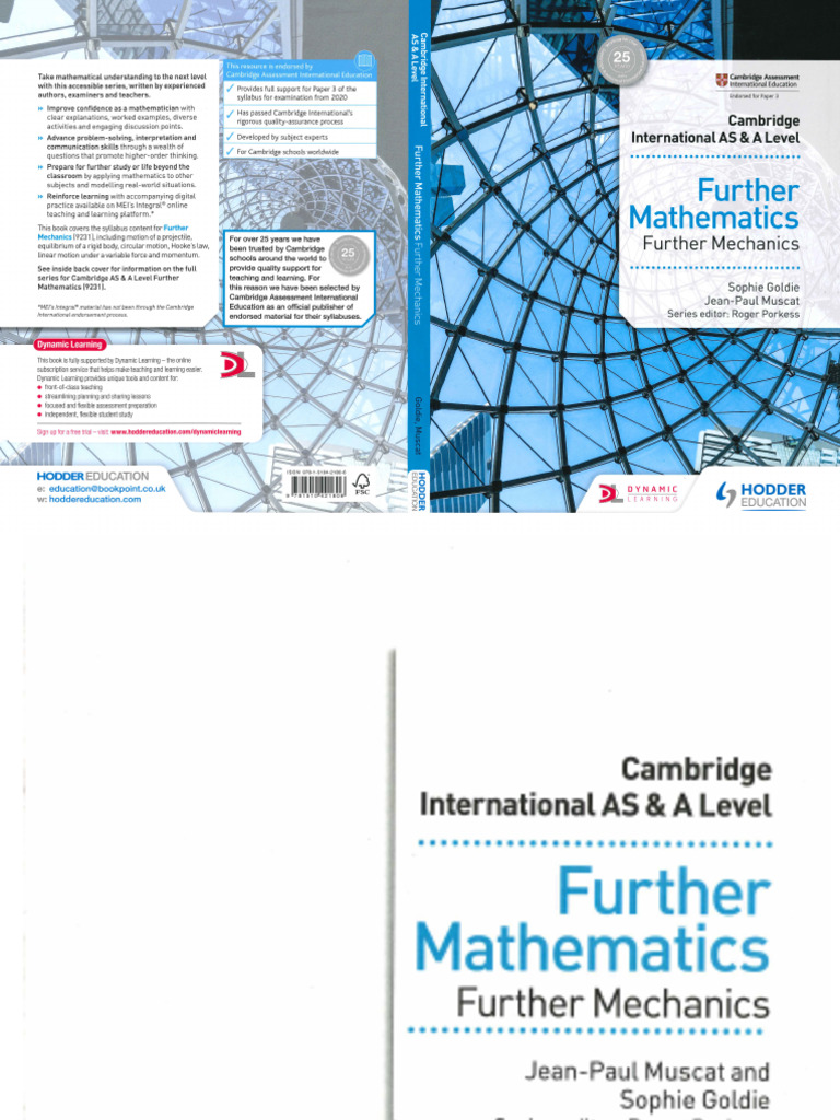 Cambridge International As & A Level Further Mathematics | PDF