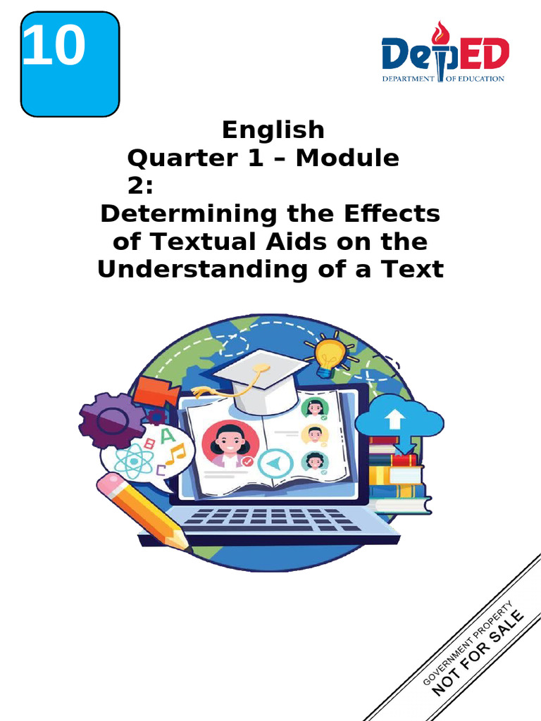 English Quarter 1 - Module 2: Determining The Effects of Textual Aids ...