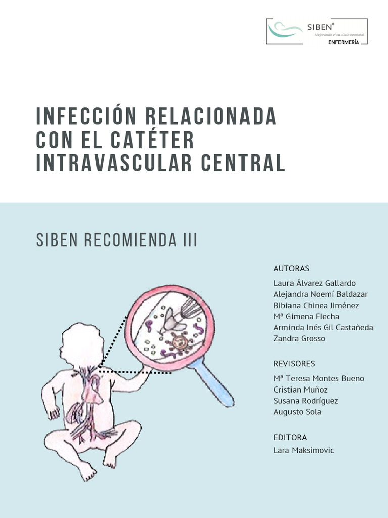 Siben Recomienda Infeccion Relacionada Con El Cateter Intravascular ...