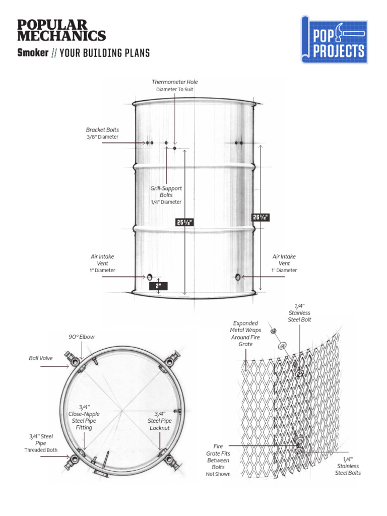 Pop Smoker Plans Download 1624645732 | PDF | Pipe (Fluid Conveyance ...