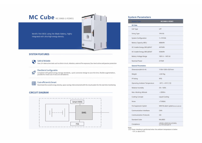 BYD MC Cube Cabinet (2Hr) | PDF