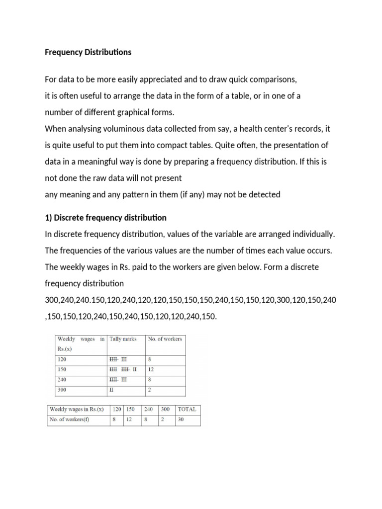 Understanding Frequency Distributions | PDF | Histogram | Probability ...