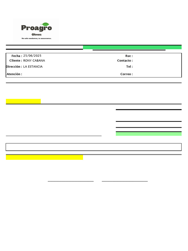 Cotizacion 000036 | PDF