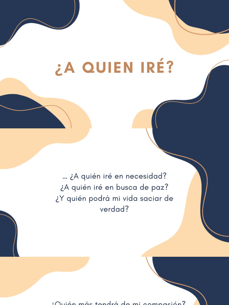 A Quien Ire | PDF