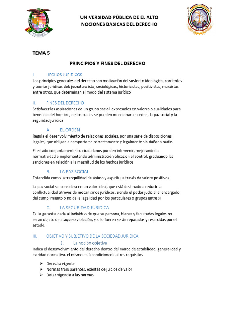 Nociones Basicas Del Derecho | PDF | Intención (Derecho Penal) | Debido al proceso