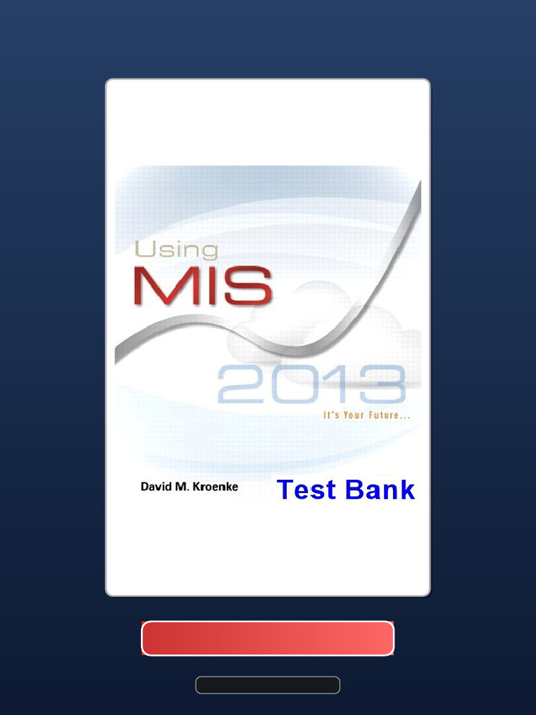 Complete Bundle Using MIS 6th Edition Kroenke | PDF | Information | Knowledge