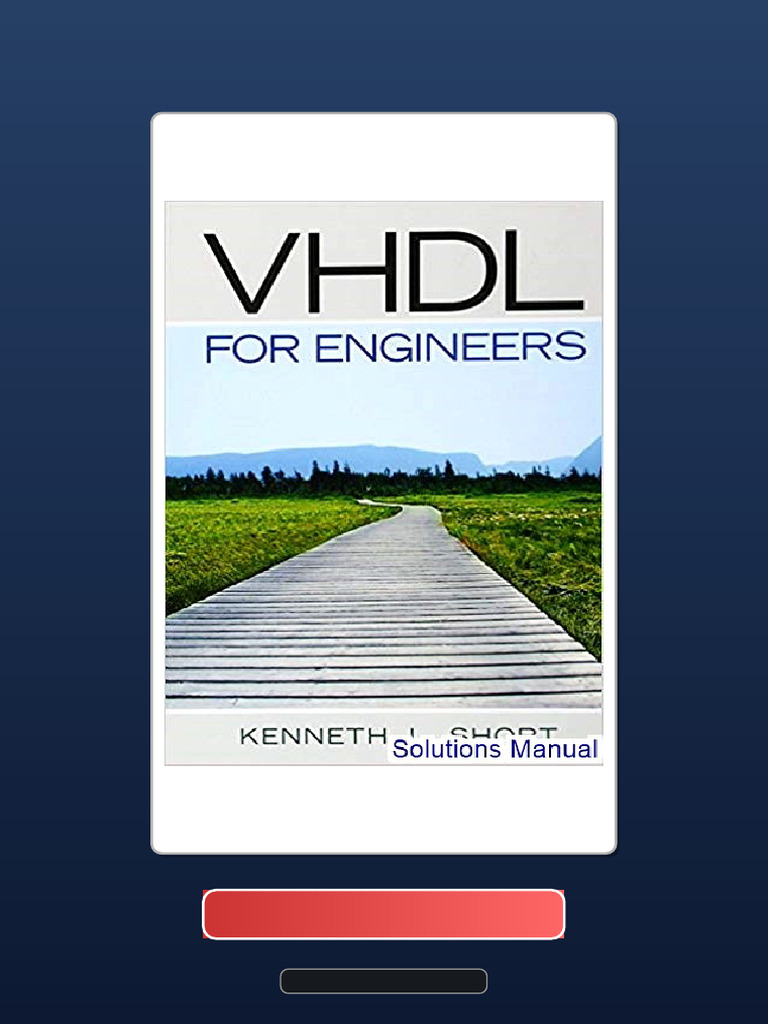 Complete Bundle VHDL For Engineers 1st Edition Short | PDF | Vhdl | Computer Engineering