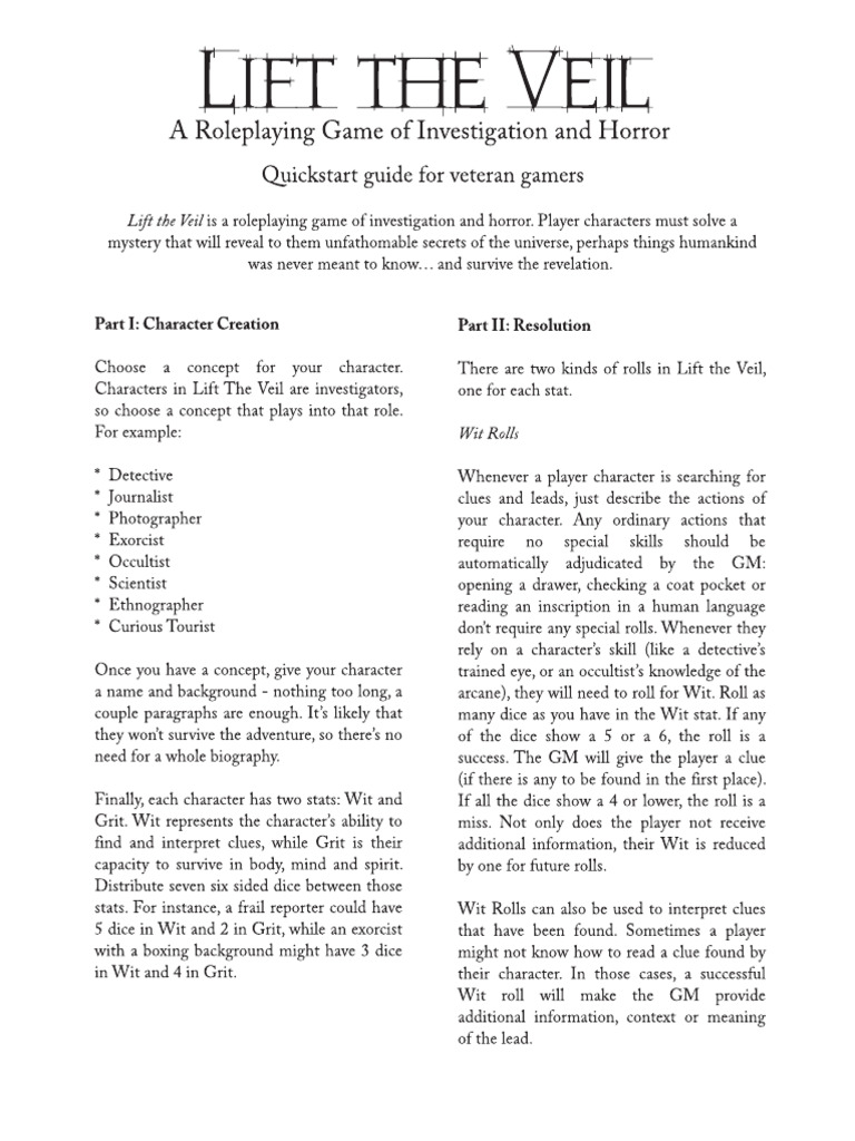 Llift The Veil | PDF