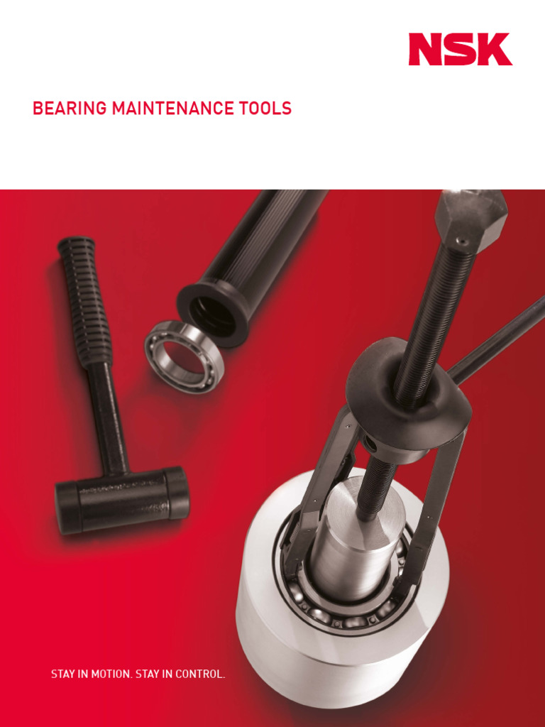 Bearing Maintenance Tools NSK | PDF | Bearing (Mechanical) | Mechanical ...