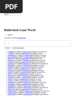 Wordnik - Balderdash Game Words | PDF | World Wide Web | Internet & Web