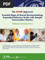 SHARE Approach for Patient Decision Making | PDF | Patient | Quality