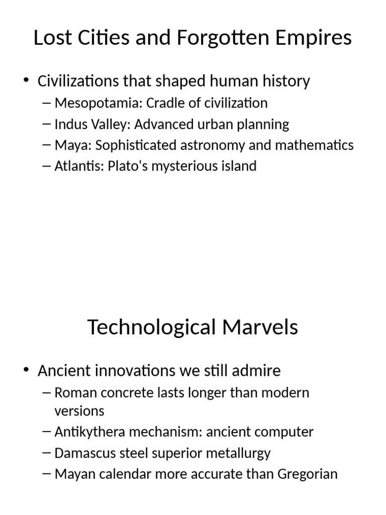 Ancient Civilizations | PDF