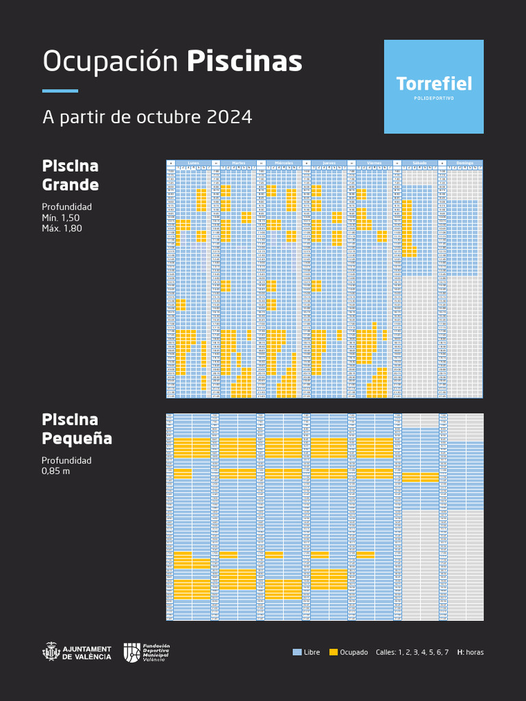 Ocupación Piscinas Torrefiel 2024 | PDF