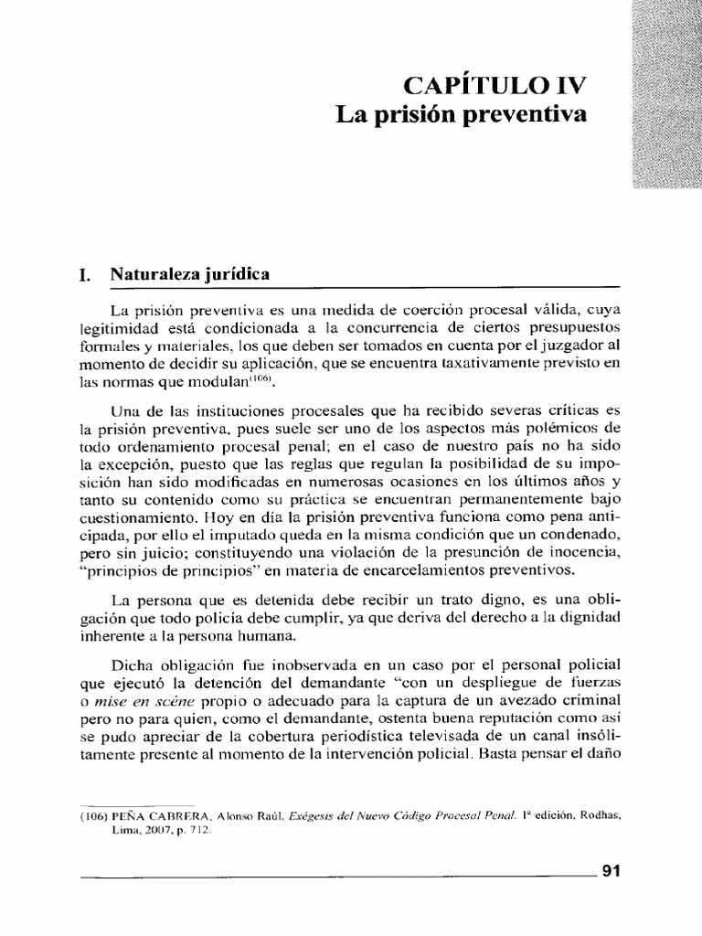 La Prision Preventiva | PDF
