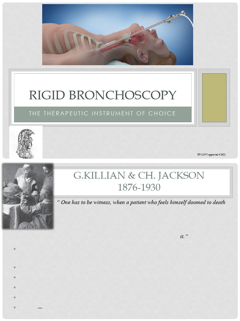 Intervenções Terapêuticas Broncoscopia Rígida | PDF | Respiratory ...