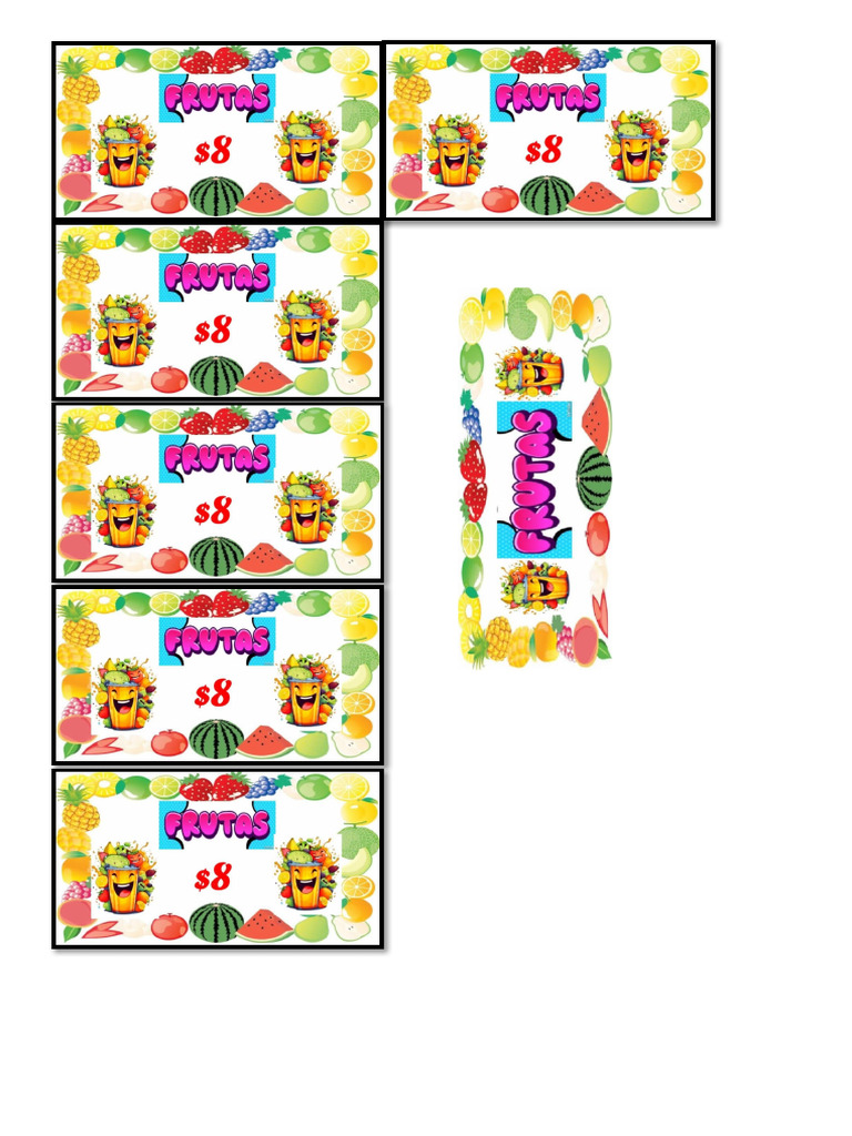Etiqueta Fruta | PDF
