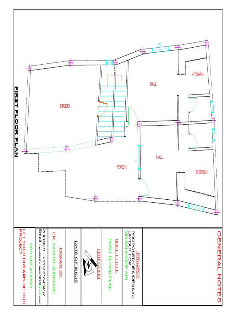 First Floor Plan for Mr. Kalsarpe | PDF