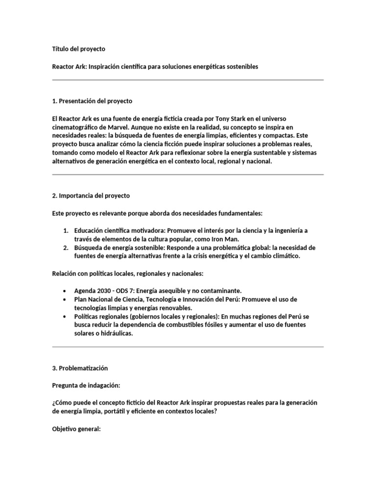 Reactor Ark | PDF | Energía renovable | Desarrollo energético