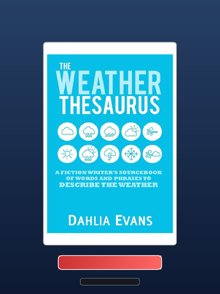 Complete Bundle The Weather Thesaurus Fiction Writers Sourcebook of ...
