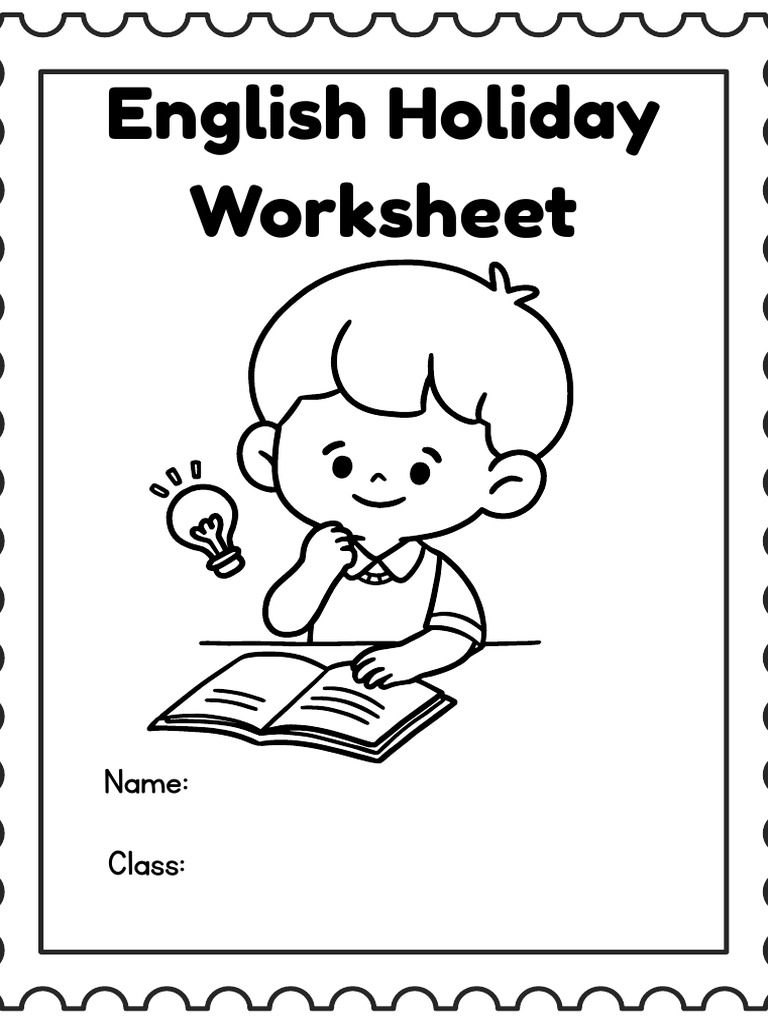 Worksheet Cover | PDF