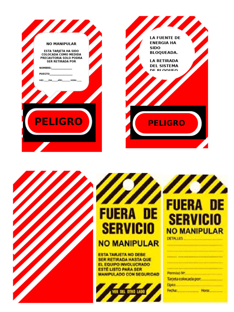 Tarjetas de Bloqueo | PDF