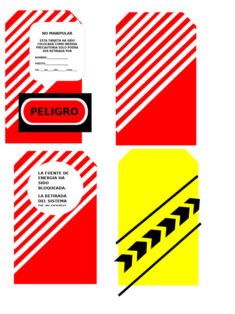 Tarjeta de Bloqueo | PDF