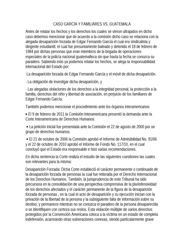 Resumen Sentencia | PDF | Convenio europeo de derechos humanos | Violación