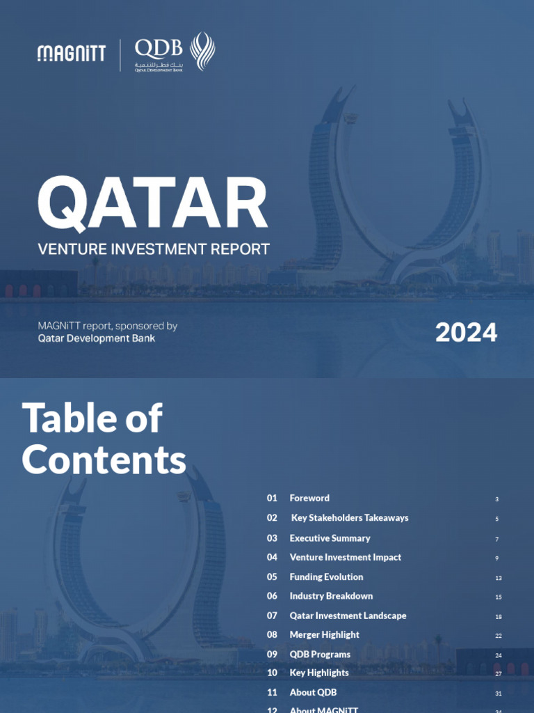 2024 Qatar VentureInvestment Report EN | PDF | Venture Capital ...