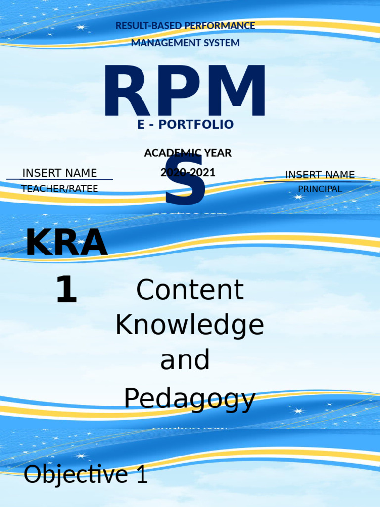 Rpms Powerpoint 4 | PDF | Learning | Lesson Plan