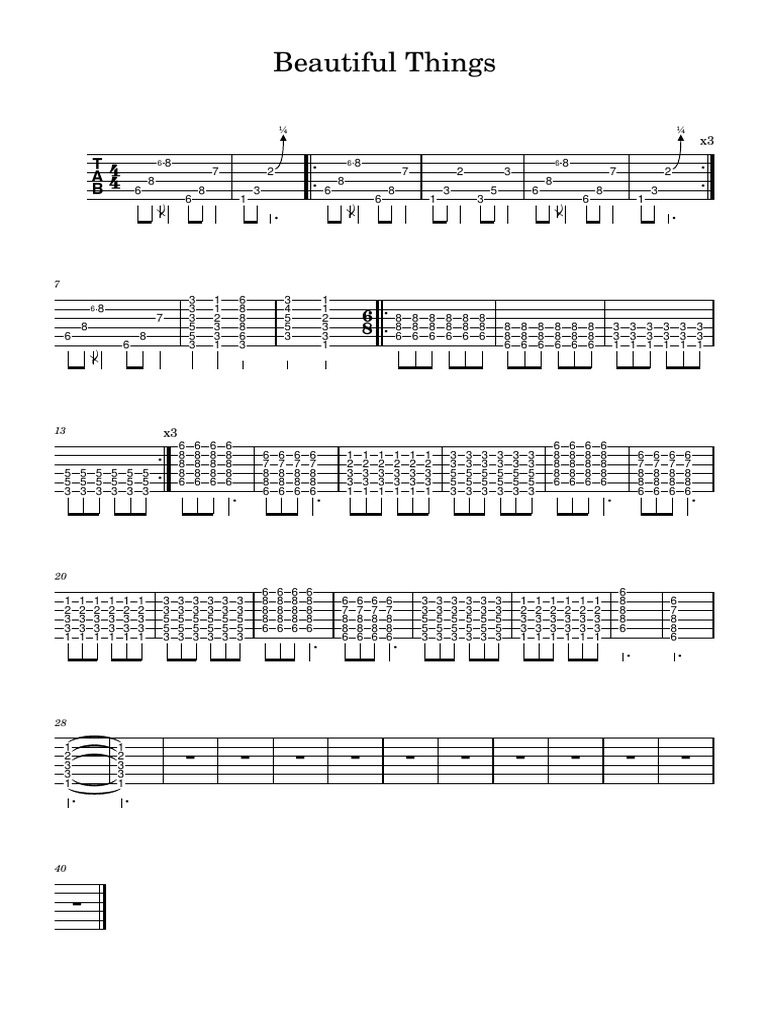 Beautiful Things | PDF