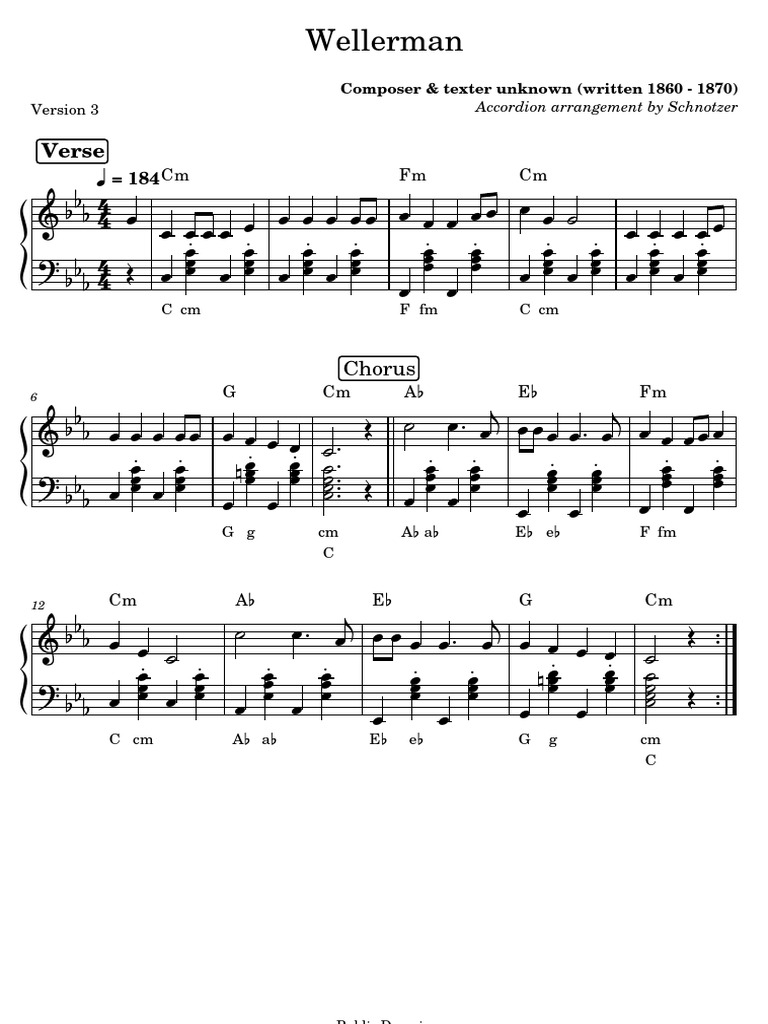 Wellerman Misc Traditional | PDF